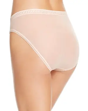 ON GOSSAMER Mesh High-cut Briefs - Champagne