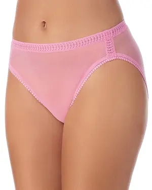 ON GOSSAMER Mesh High-cut Briefs Wildrose