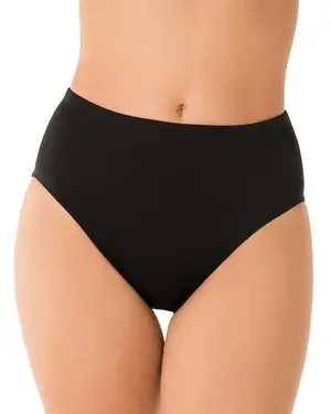 Miraclesuit Solid High-waisted Bikini Bottom - Black