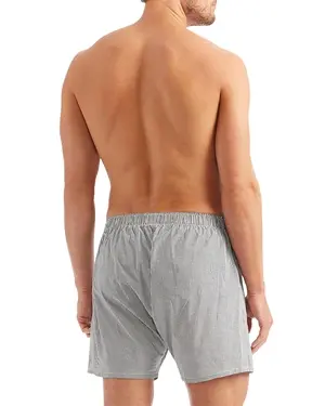 Polo Ralph Lauren Woven Boxers, Pack Of 5 - Gray/blue Plaid Combo