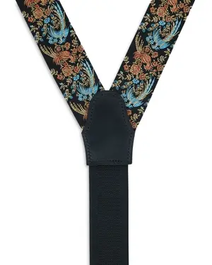 Trafalgar Birds Of Prosperity Silk Brace - Black