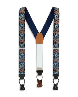 Trafalgar Birds Of Prosperity Silk Brace Navy