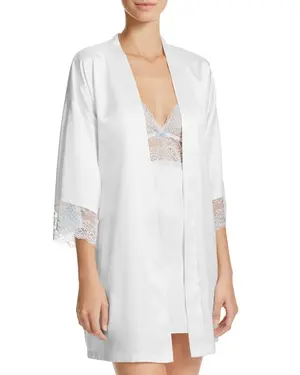 IN BLOOM BY JONQUIL The Mrs. Wrap Robe - Ivory