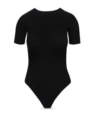Commando Butter Short Sleeve Thong Bodysuit