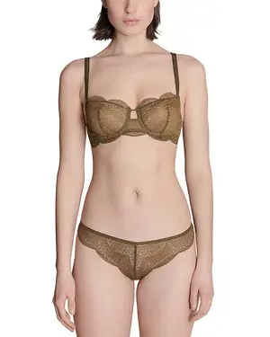 Simone Perele Karma Lace Tanga Panty Adventure Green
