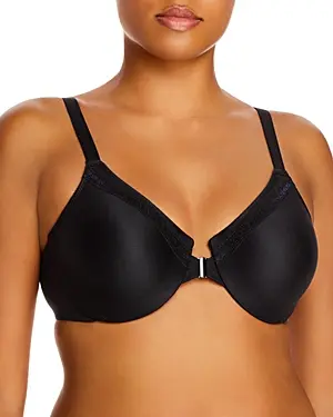 Wacoal Full Figure Perfect Primer Front Close Underwire Bra Black