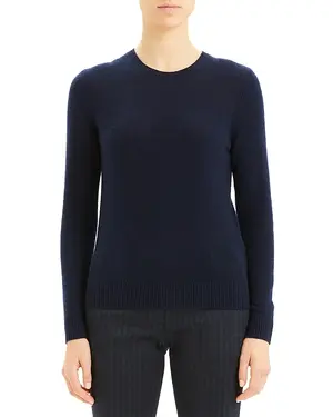 Theory Featherweight Cashmere Sweater - Deep Navy