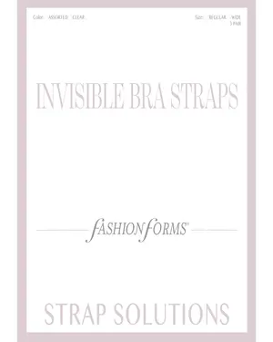 Fashion Forms Invisible Bra Straps, Set Of 3
