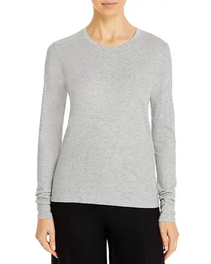 Essentials Gray Crewneck T-shirts For Women