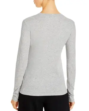 Vince Essential Crewneck Top - Grey