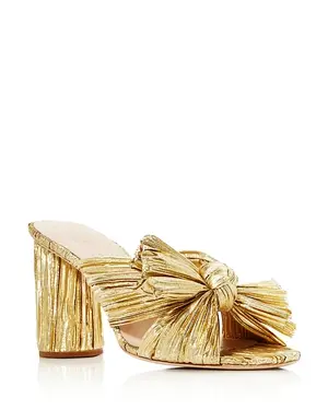 LOEFFLER RANDALL Penny Pleated High Heel Sandals