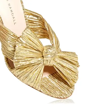 LOEFFLER RANDALL Penny Pleated High Heel Sandals