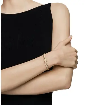 David Yurman 18k Yellow Paveflex Diamond Bracelet