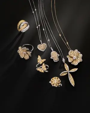 Bloomingdale'S Diamond Flower Ring In 14k Gold