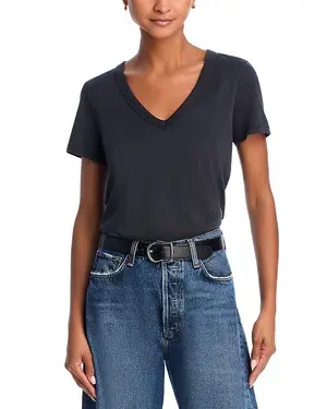 Rag & Bone The Vee Tee - Black