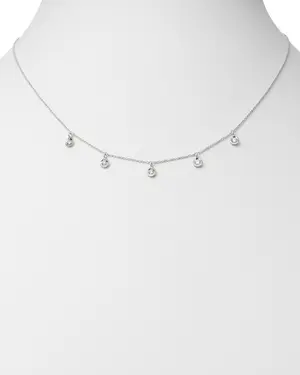 Roberto Coin 18k Diamonds The Inch Necklace - White Gold