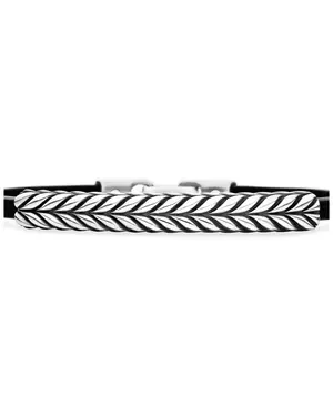 David Yurman Chevron Leather Bracelet