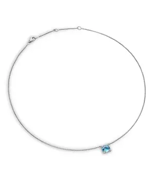David Yurman Chatelaine Pendant Necklace - Blue