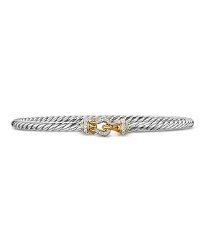 David Yurman Classic Cable Buckle Bracelet - Silver