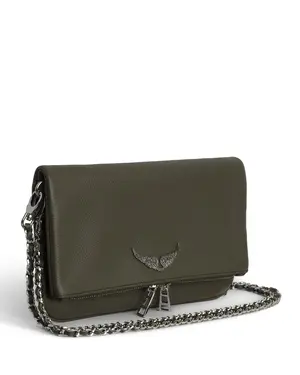 Zadig&Voltaire Rock Leather Shoulder Bag - Record