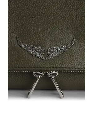 Zadig&Voltaire Rock Leather Shoulder Bag - Record