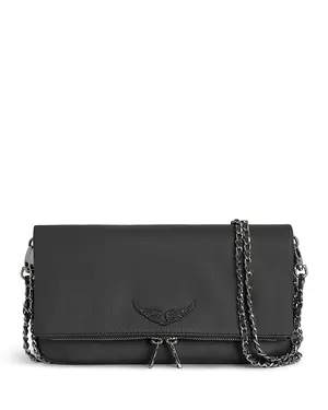 Zadig&Voltaire Zadig & Voltaire Rock Leather Shoulder Bag Road