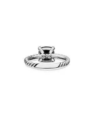 David Yurman Chatelaine Ring With And Diamonds - Black Onyx