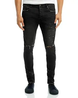 Black Spray Jeans