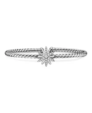 David Yurman Starburst Diamond Bracelet - Silver