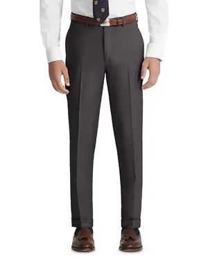 Polo Ralph Lauren Slim Fit Wool Twill Trousers - Med Grey