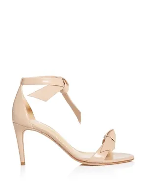 ALEXANDRE BIRMAN Clarita Ankle Tie High Heel Sandals - Nude