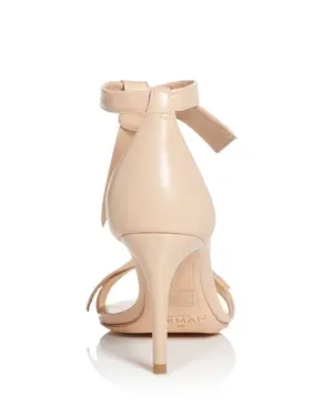 ALEXANDRE BIRMAN Clarita Ankle Tie High Heel Sandals - Nude