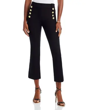 Derek Lam 10 Crosby Robertson Crop Flare Pants - Black