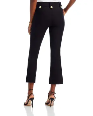 Derek Lam 10 Crosby Robertson Crop Flare Pants - Black