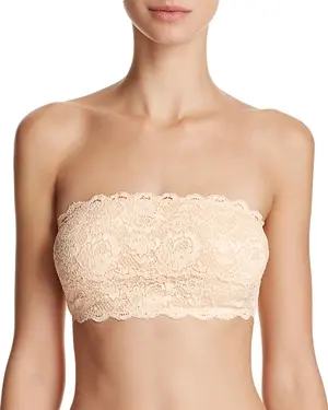 Cosabella Never Say Never Flirtie Lace Bandeau Bra - Blush