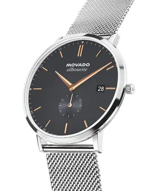 Movado Silhouette Watch, 40mm