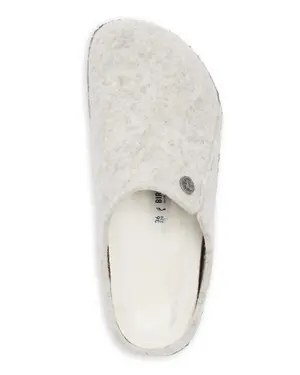 BIRKENSTOCK Zermatt Shearling Clogs - Natural