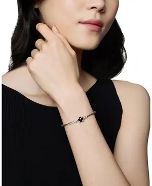 David Yurman Chatelaine Bracelet With Onyx And Diamonds - Onyx/silver