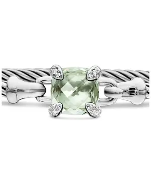 David Yurman Chatelaine Bracelet - Prasiolite/silver
