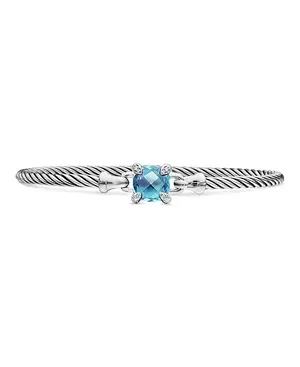David Yurman Blue Topaz Bracelets