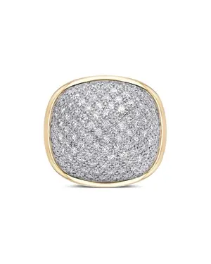 Marina B 18k Yellow Gold Diamond Tigella Dome Ring - White/gold