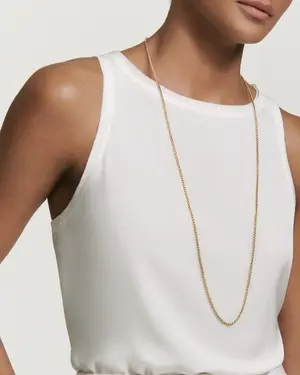 David Yurman Small Box Chain - Gold