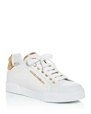 Dolce & Gabbana Women's Low-Top Lace-Up Sneakers