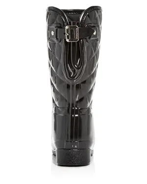 Hunter Refined Quilted Gloss Rain Boots