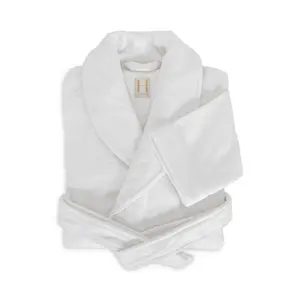 Frette Shawl Collar Bathrobe With Piping