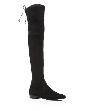 STUART WEITZMAN Lowland Stretch Over-the-knee Boots - Black Suede