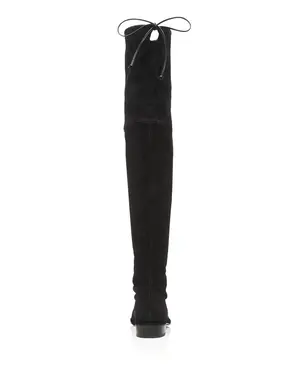 STUART WEITZMAN Lowland Stretch Over-the-knee Boots - Black Suede