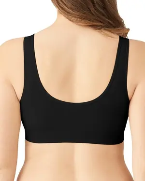 Wacoal B. Smooth Front Close Mastectomy Bralette - Black