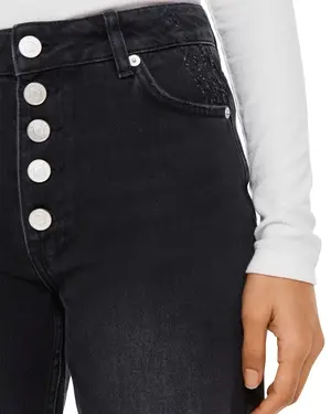 Whistles Hollie High-rise Straight-leg Jeans