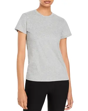 Vince Essential Crewneck Tee - Heather Grey